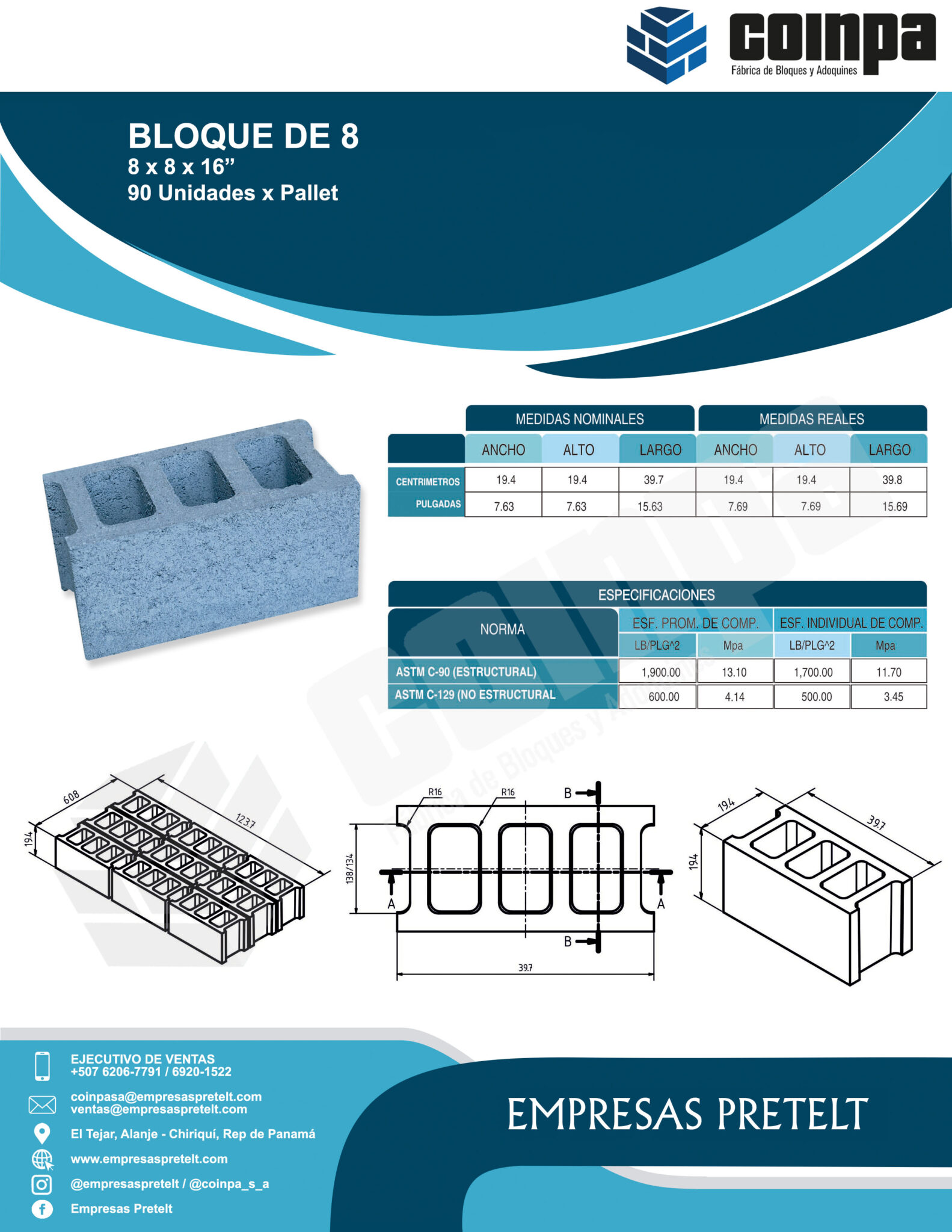 Productos | EMPRESAS PRETELT